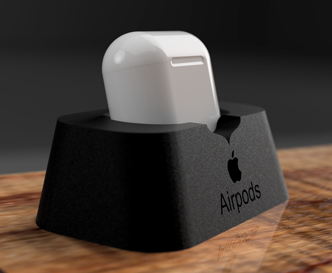 🏢 Soporte para Airpods・Archivo 3D Gratis para ・Cults