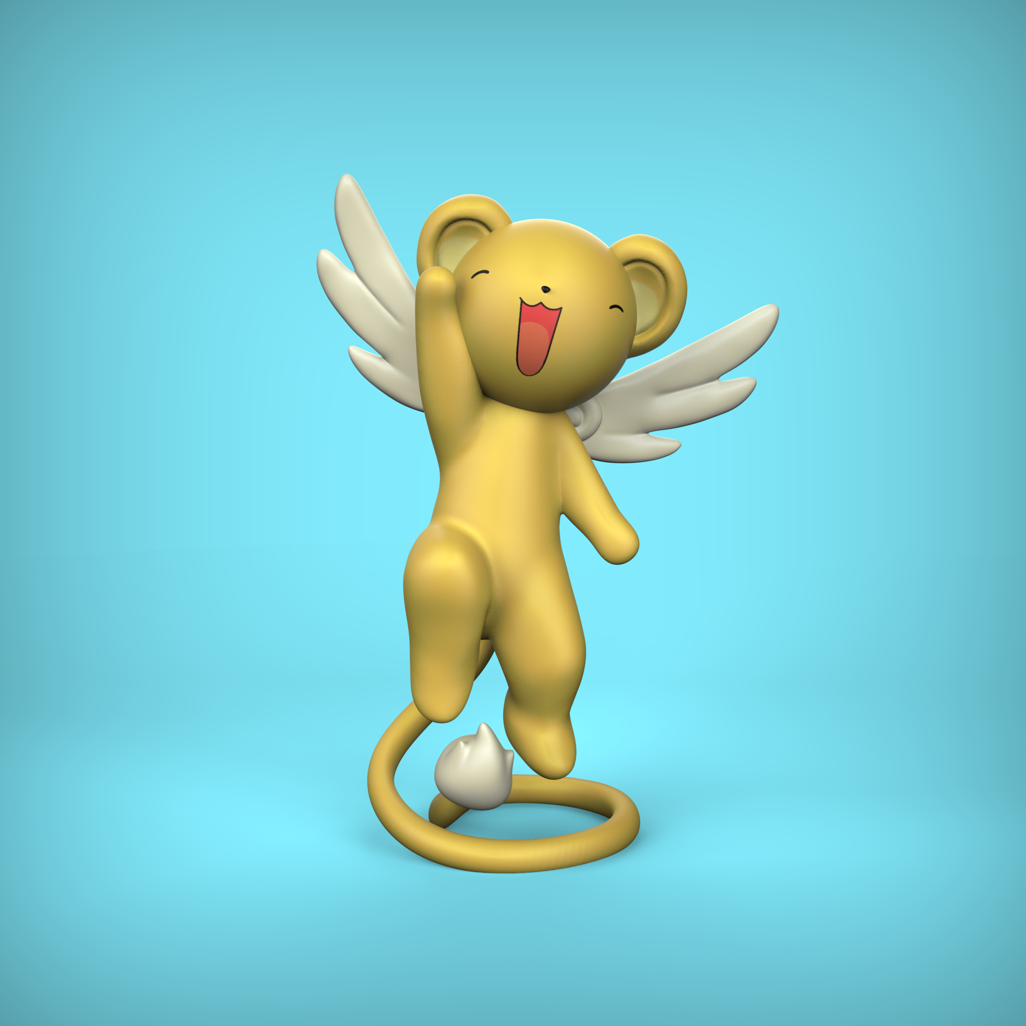 STL file Keroberos Sakura Card Captor 🎨 ・Template to download and 3D ...