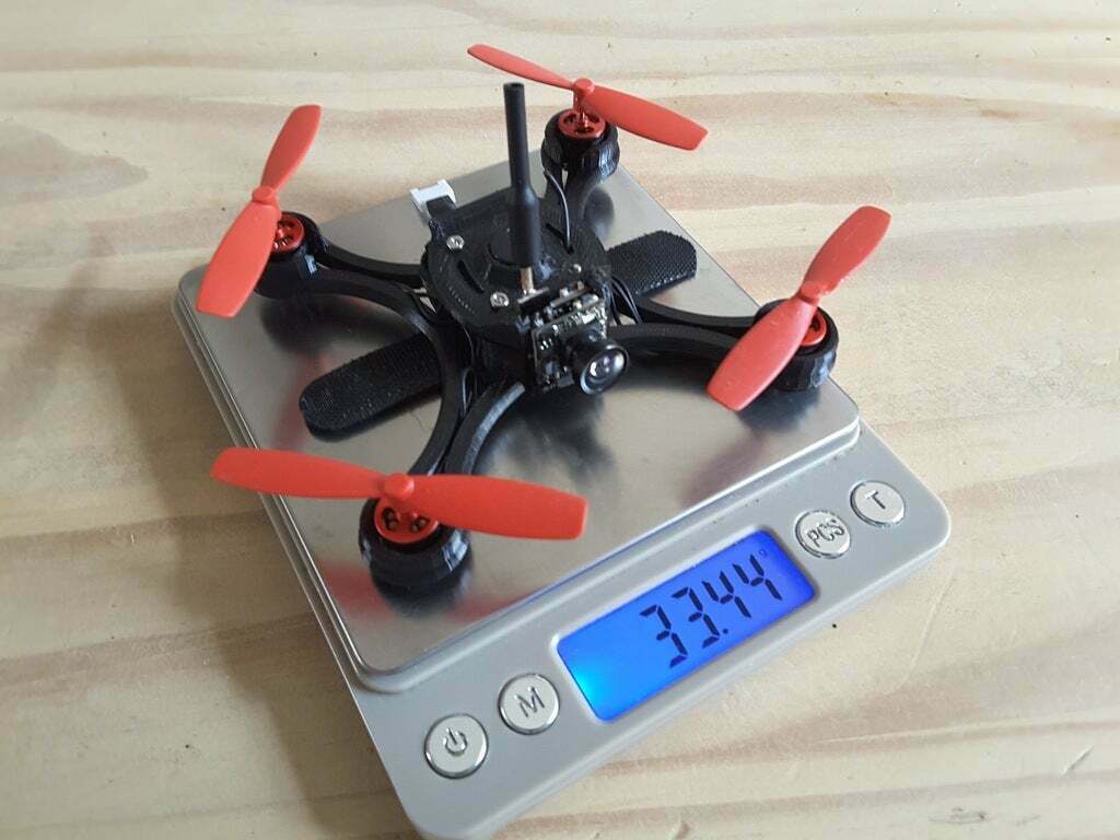 Free STL file Micro Quad fpv Racer 100mm Brushless 0703 1S 20.000kv 🚁 ...