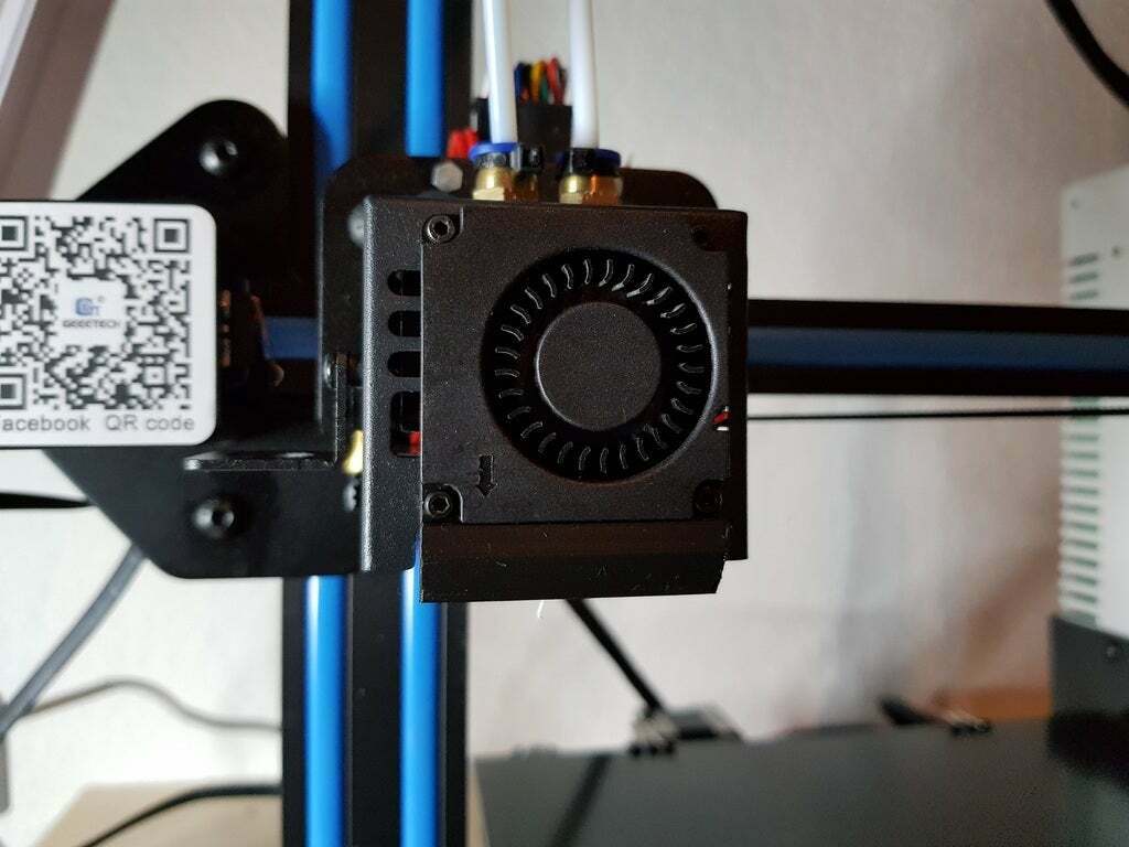 🔧 Geeetech A10M A20M - Better (angled) Fan Duct for easy printing・Free STL File for ・Cults
