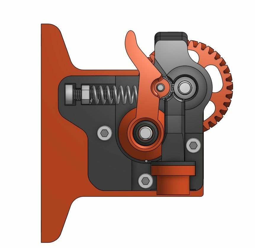 Free STL file Ditan - Dual Drive Geared Spring Loaded Extruder 🧞‍♂️ ・3D ...