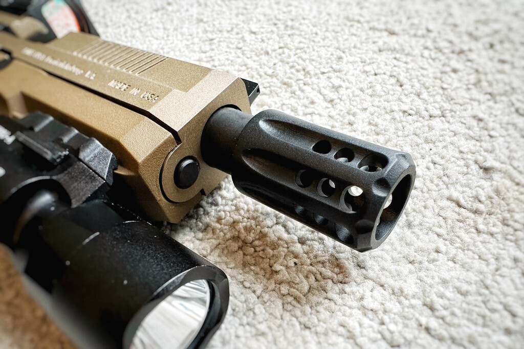 Free 3D file Airsoft Pistol Muzzle Brake Attachments 16 CW 🔫 ・Object to download and to 3D print ...