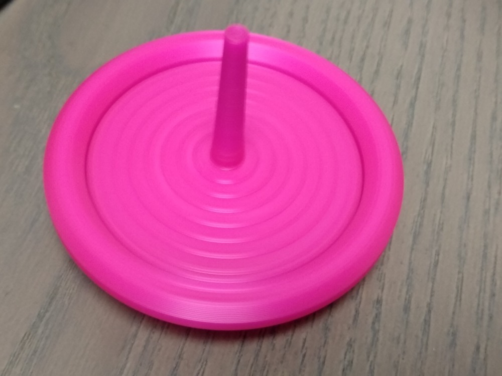 Free 3D file spinning disk top / gyroscope, three-part, can be ...