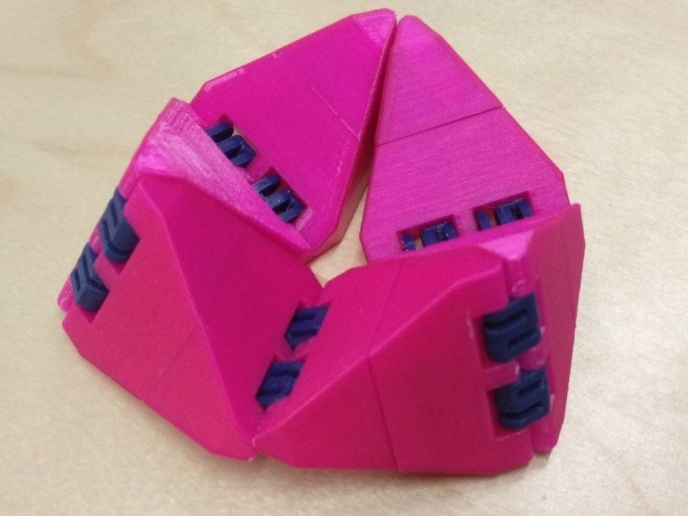 👌 Flexagon fidget, fácil de imprimir・Archivo 3D para ・Cults