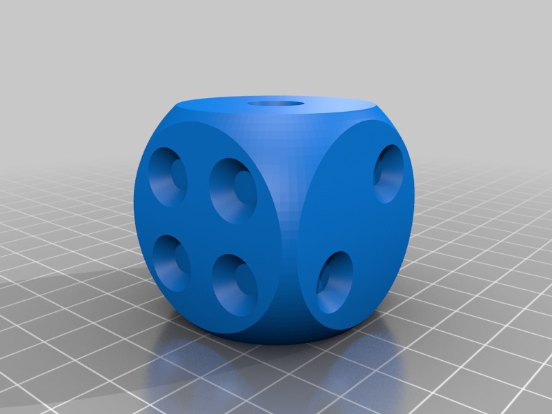 Free 3D file parametric dice with googly eyes 🎲 ・3D print design to ...
