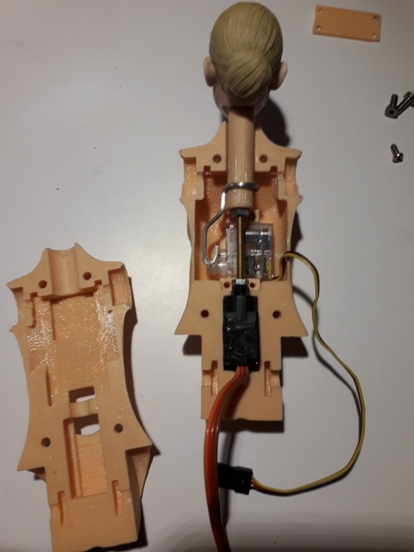 👩 1/6 animatronic woman (barbie scale)・ 3D File for ・Cults