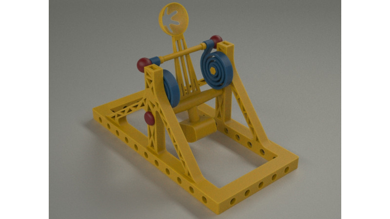 Free STL file Catapult toy 2 🔫 ・Object to download and to 3D print・Cults