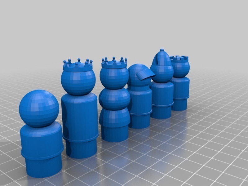 ♟️ Fisher Price 'Little People' #chess Set・Free STL File for ・Cults