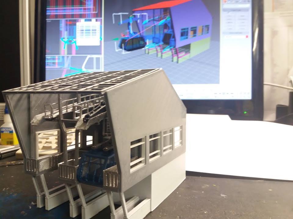 Fichier 3D Telepherique HO Motorisé HO pour Modelisme Ferroviaire 🚆 ...