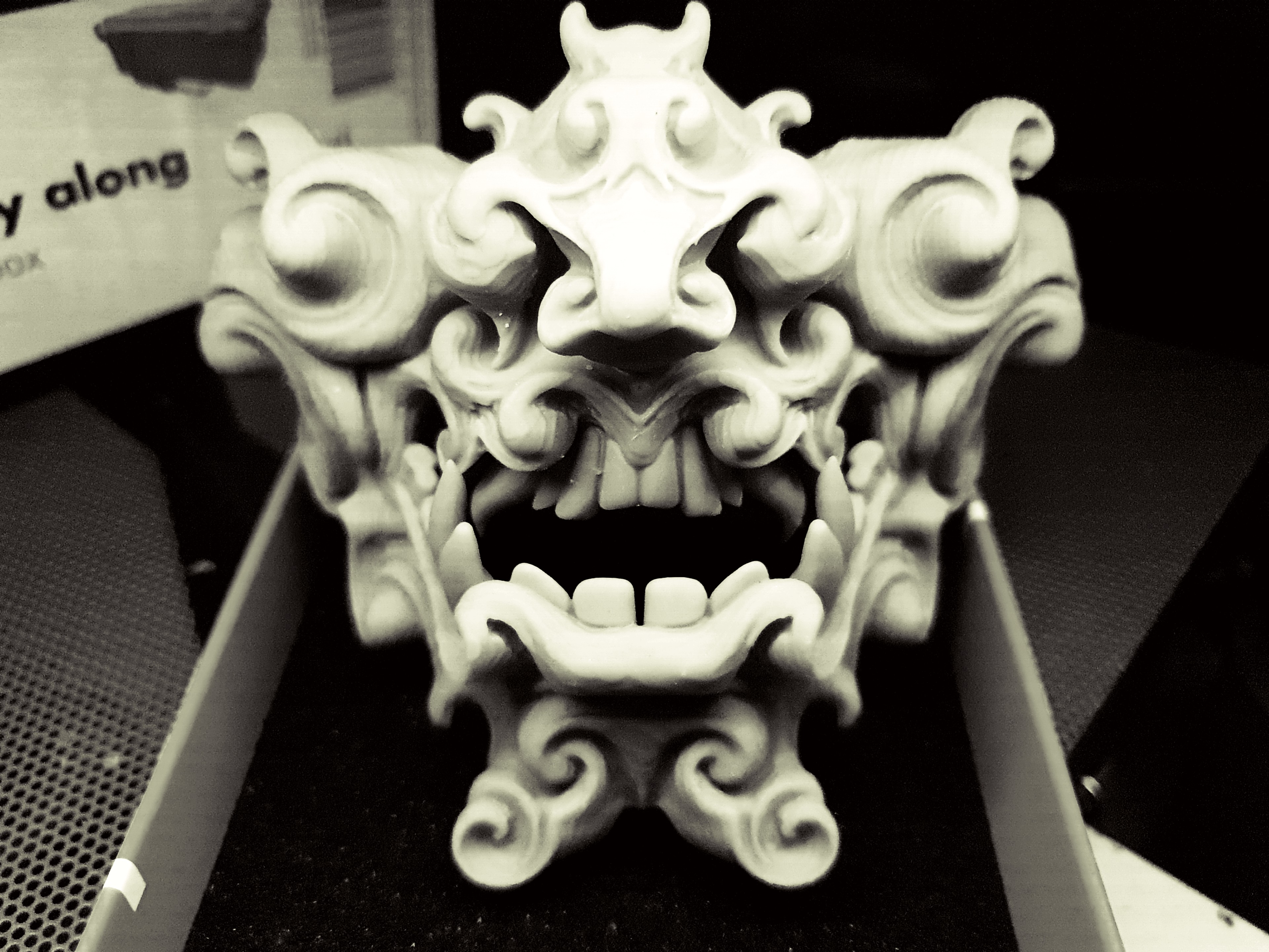 STL file Samurai Mask 🗡️ ・3D printable model to download・Cults