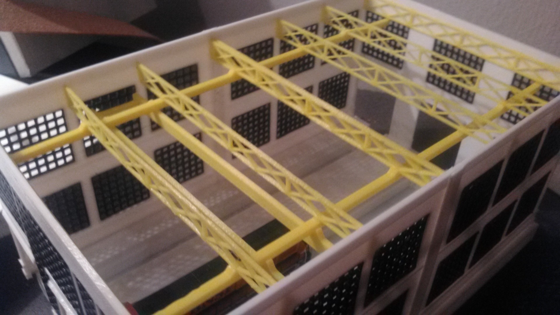 STL file N scale Diesel Engine House 🏠・3D printing design to download・Cults