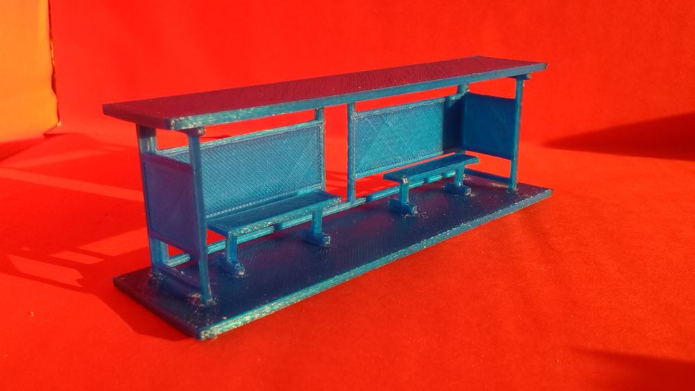 Free 3D file HO scale Bus Stop 🚌 ・3D print object to download・Cults