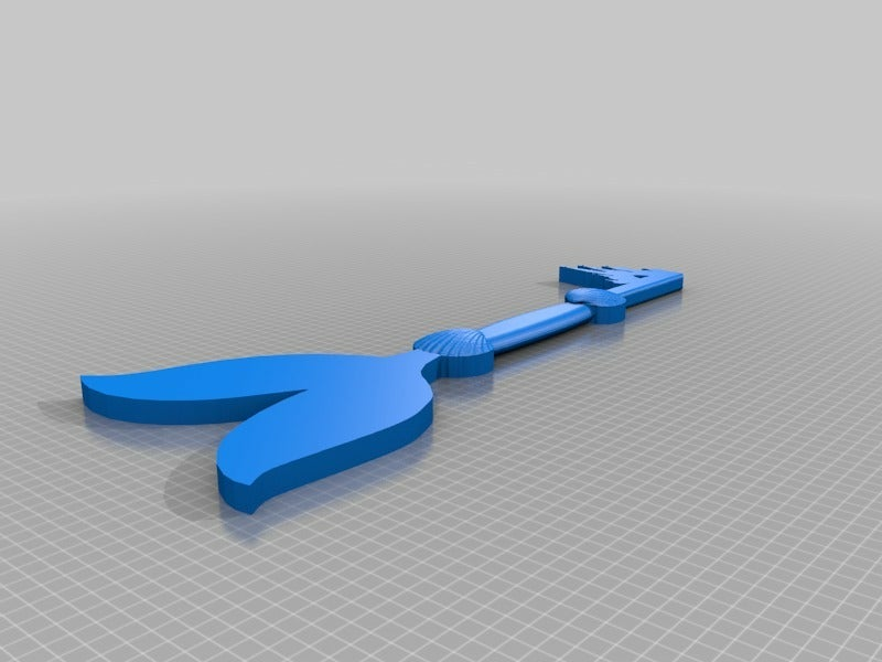 Free STL file Disney Key Little Mermaid (Fixed) 🔑 ・3D print object to ...