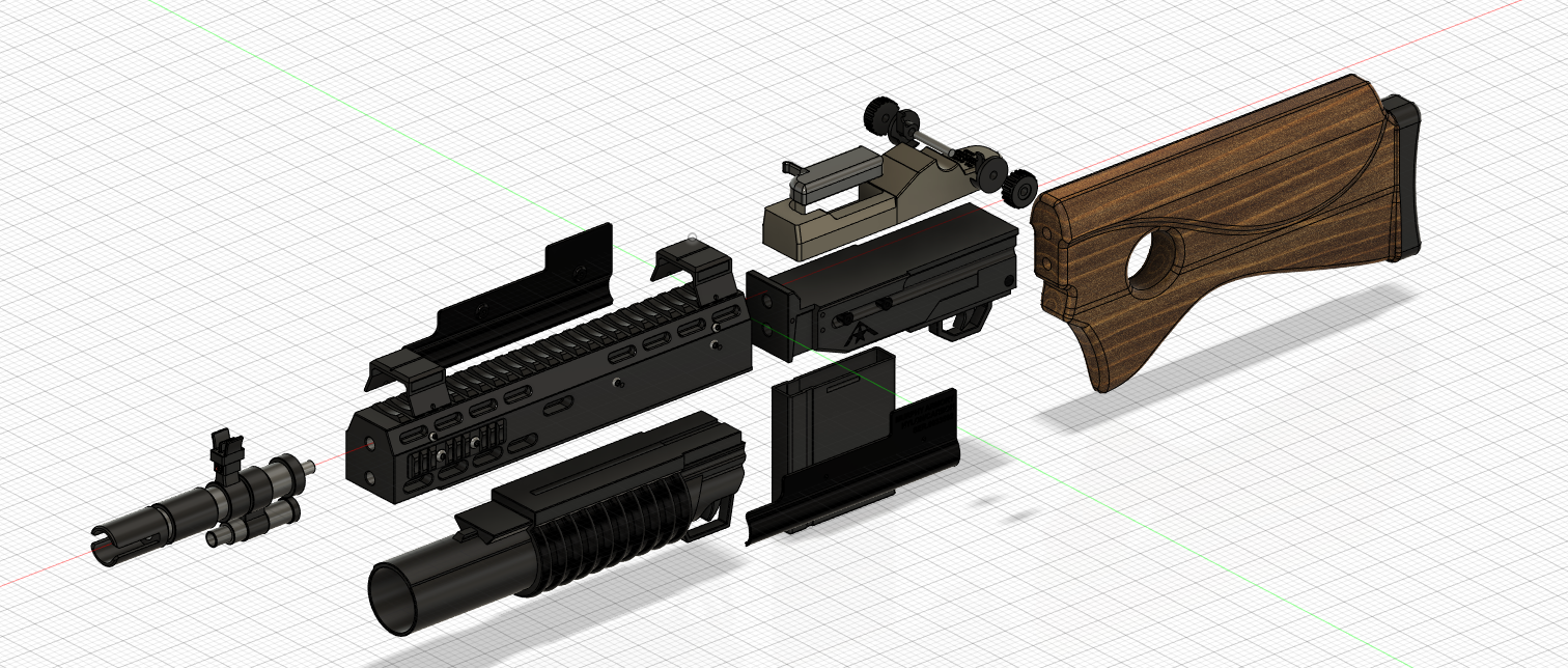 🎲 Resistance - M5A2 Folsom Carbine・ STL File for ・Cults