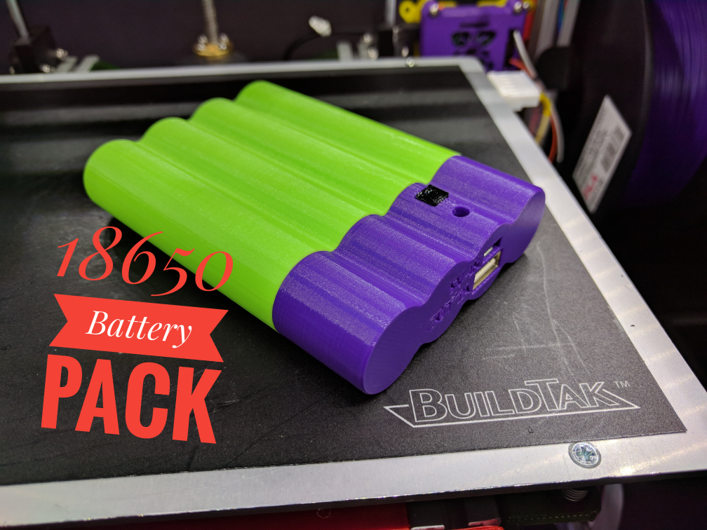 Free STL file 18650 Battery Pack 🔋 ・3D printing design to download・Cults