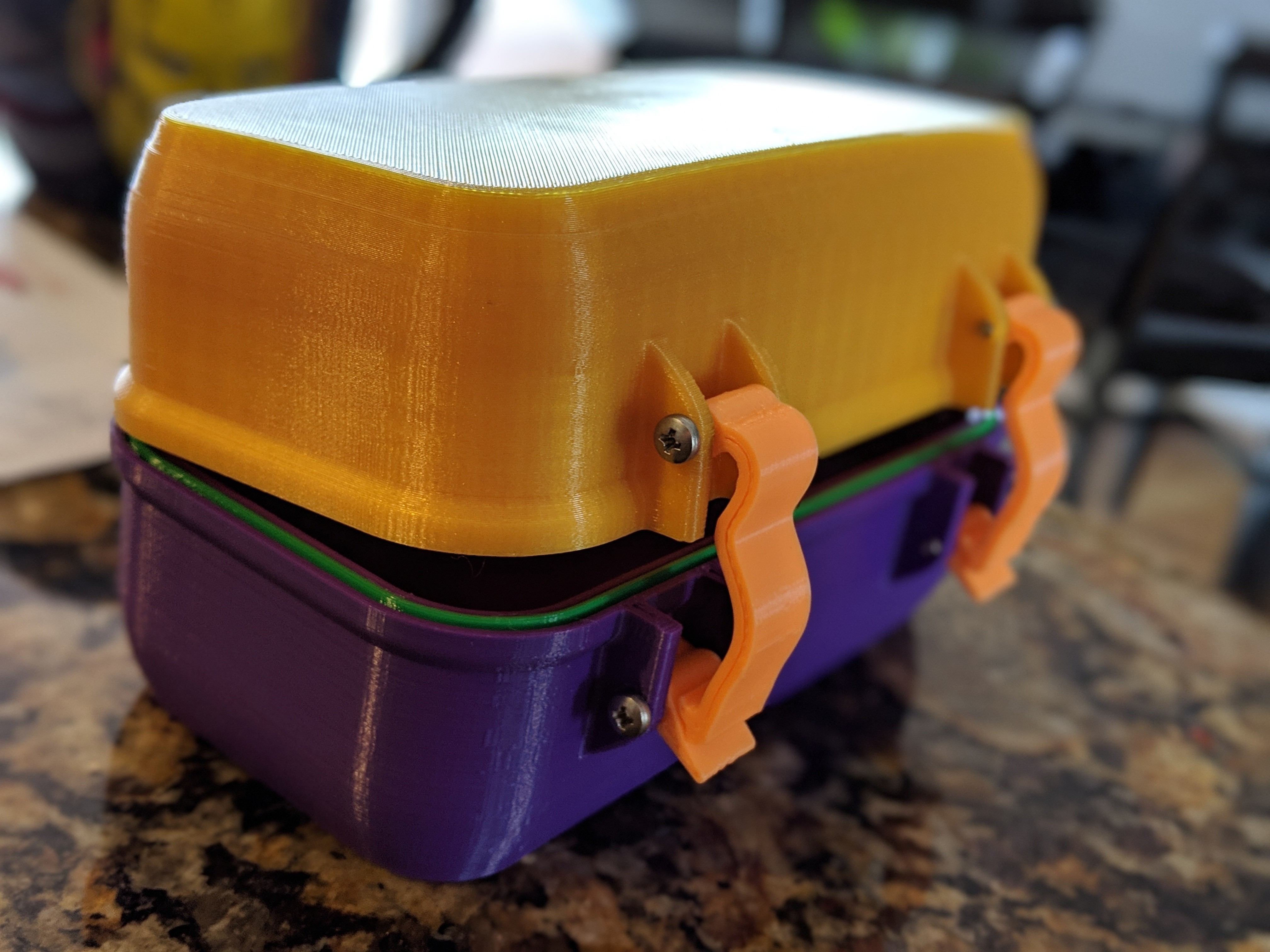 3D printing Customizable Rugged Waterproof Box • made with Hictop Prusa ...