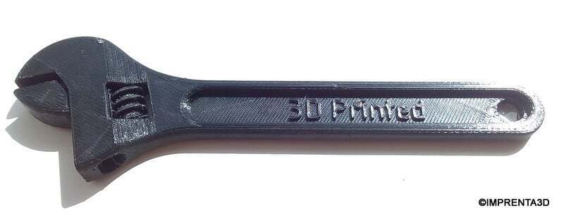3D printable Fully assembled 3D printable wrench・Cults