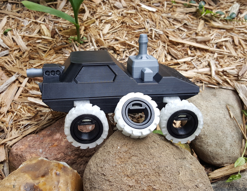 🛞 Lunar Patrol - 6 Wheel Rover・ 3D File for ・Cults
