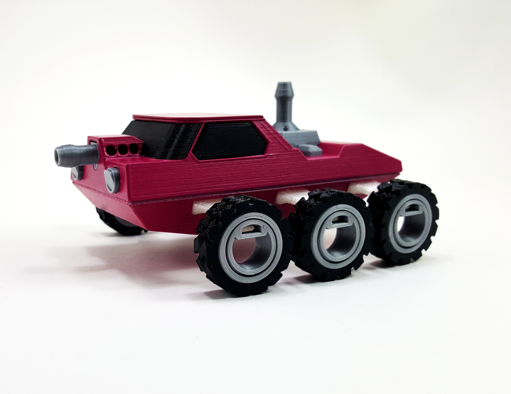 🛞 Lunar Patrol - 6 Wheel Rover・ 3D File for ・Cults
