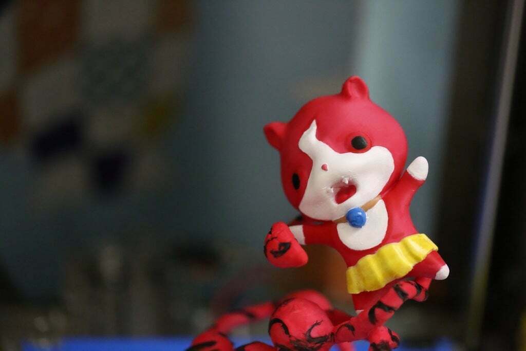 Free STL file 吉胖喵「ジバニャン」（Jibanyan）妖怪ウォッチ 🎨 ・3D printing idea to ...