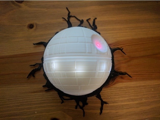 Free STL file Deathstar lamp 🔦 ・Template to download and 3D print・Cults