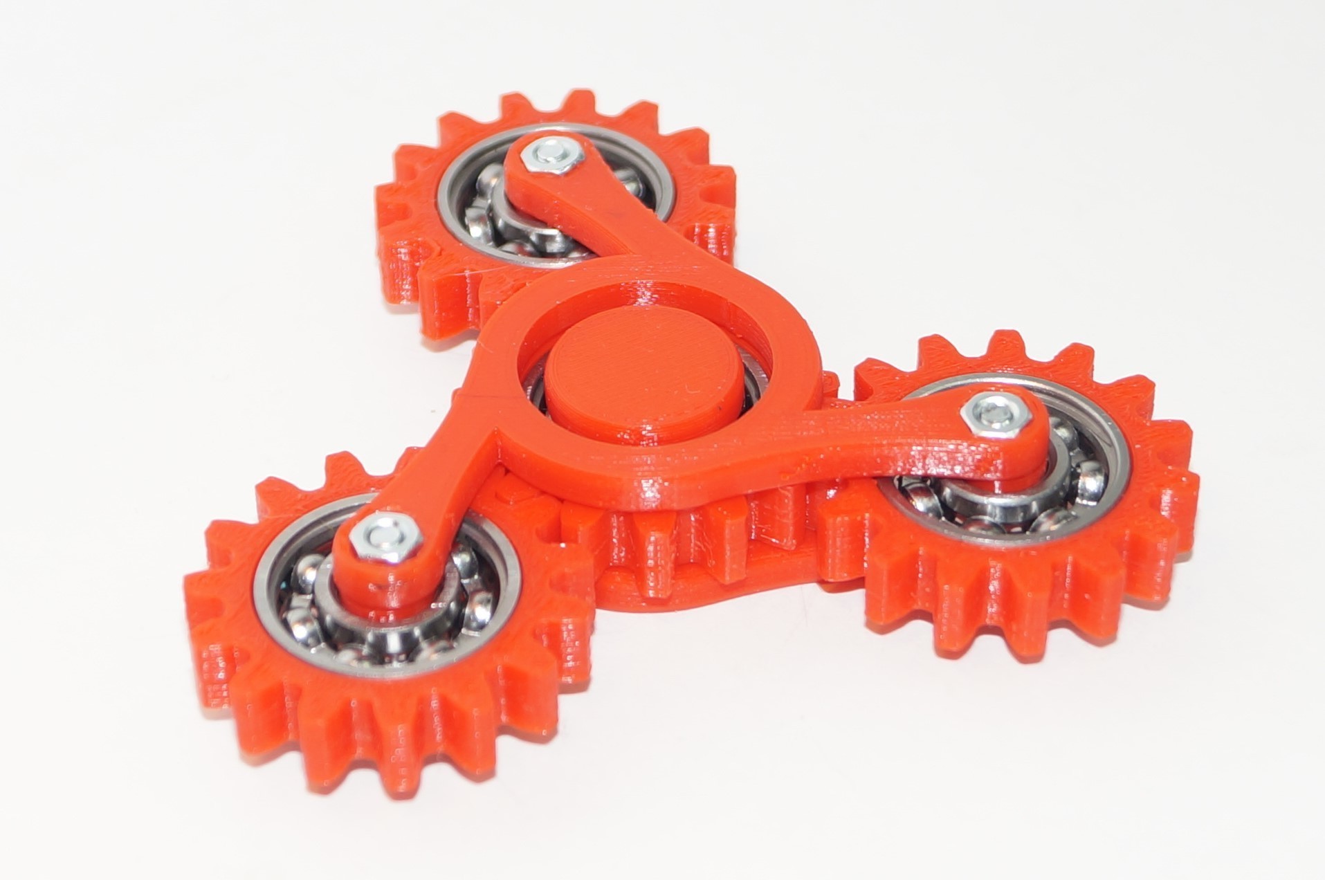 Free STL file Hand spinner four gears ・3D print design to download・Cults