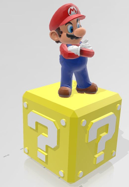 Free STL file mario figurine 🎨・3D printable model to download・Cults