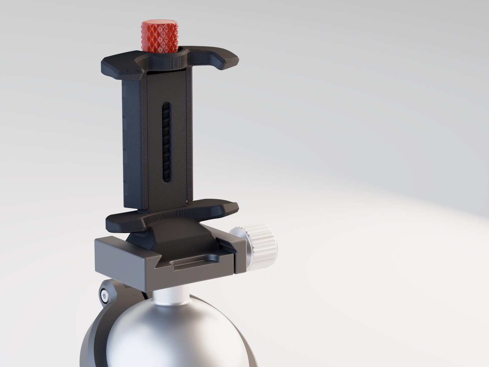 📞 Tripod Mobile Phone Clamp V2・Free STL File for ・Cults