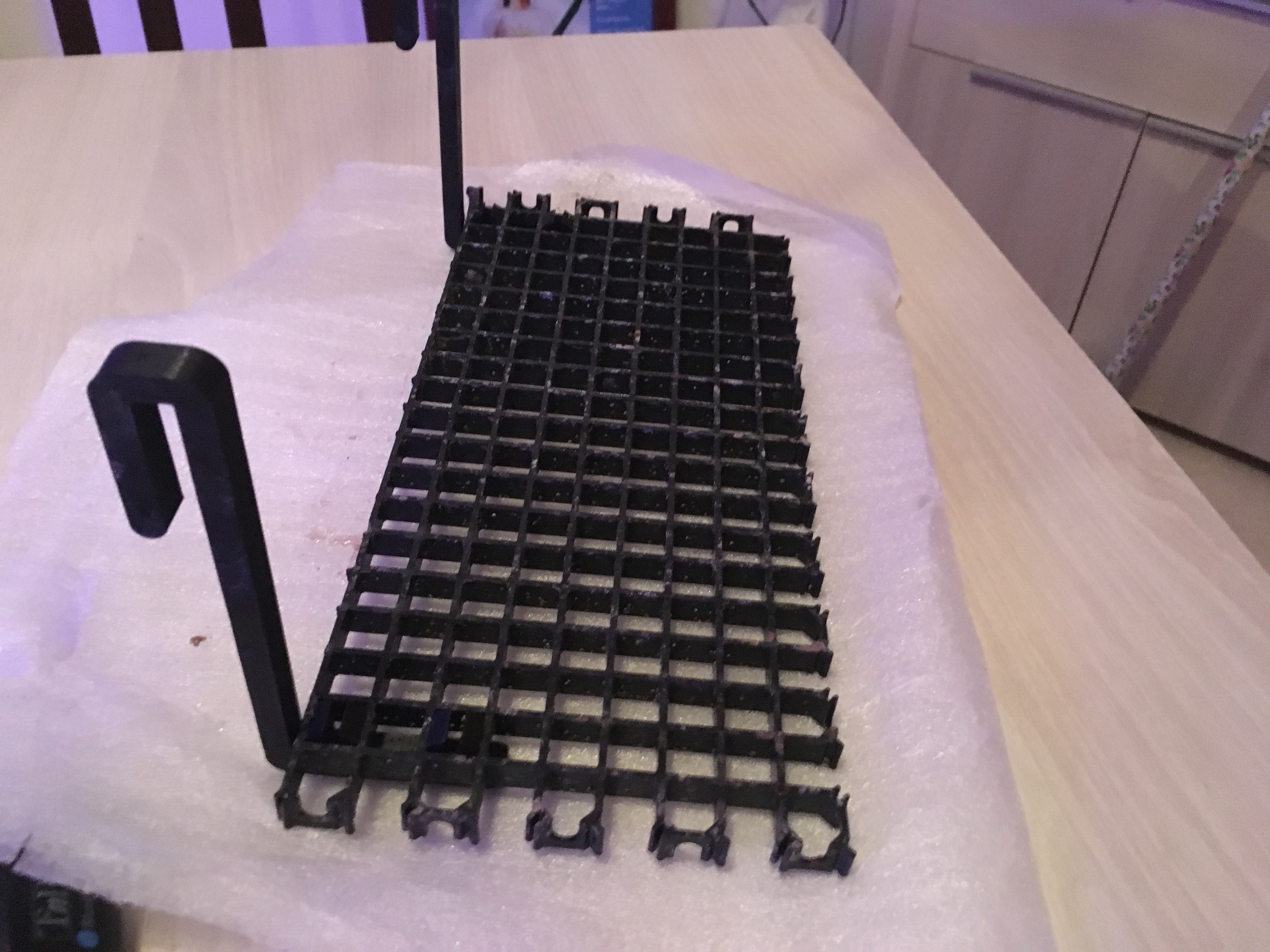 📱 (Spécial aquarium) fixation de grille optique pour support bouture ...