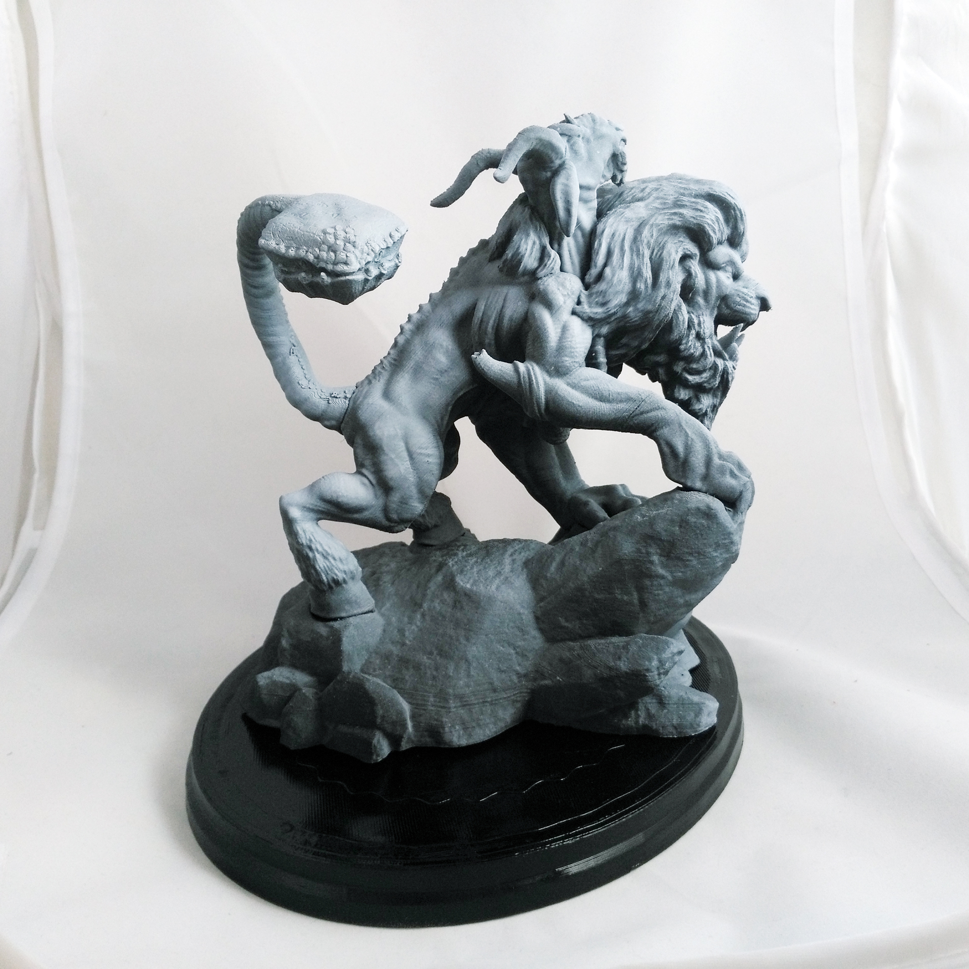 🗿 Chimera Sculpture・ STL File for ・Cults