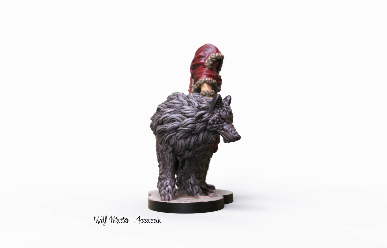 🐺 32mm miniature Wolf assassin・ STL File for ・Cults