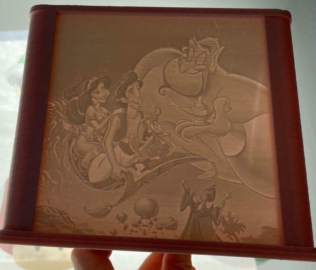 Fichier 3D gratuit Panneaux Lithophane Cartoon & Princesse 🧑‍🔧 ・Modèle ...