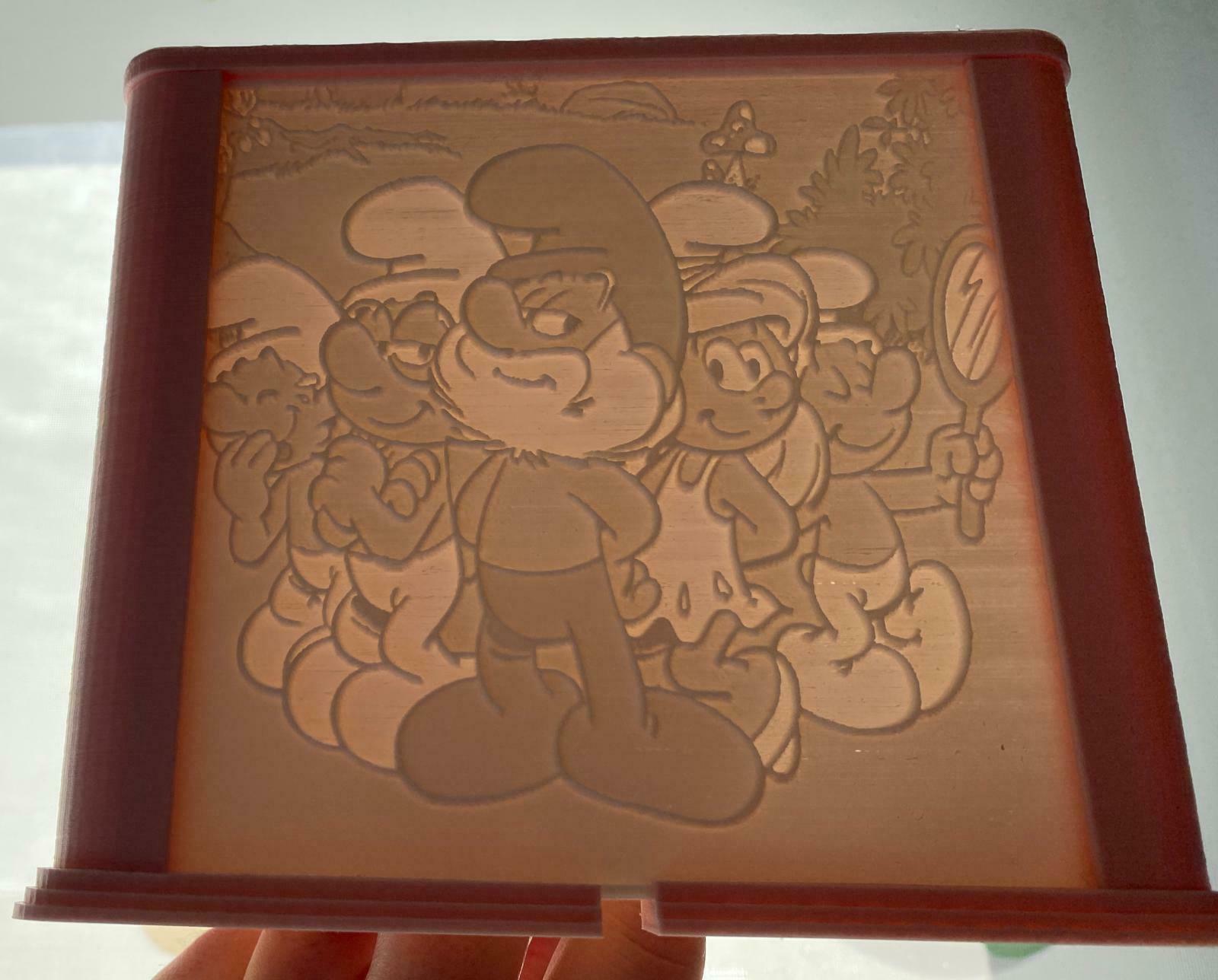 Fichier 3D gratuit Panneaux Lithophane Cartoon & Princesse 🧑‍🔧 ・Modèle ...