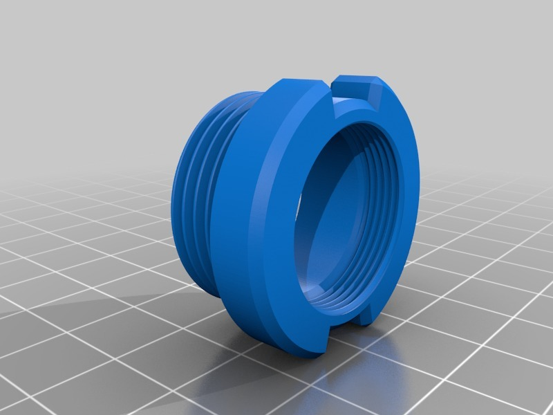 🔧 Threaded converter M22 - G3/4"・Free 3D File for ・Cults