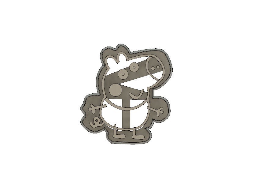 STL file Peppa Pîg Family 👪 ・3D printer design to download・Cults