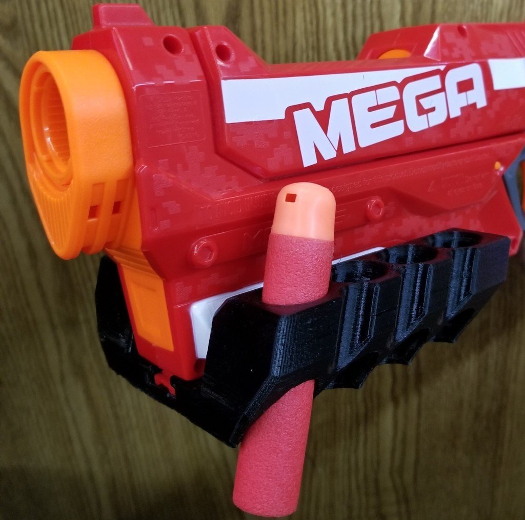 3D printed Nerf Magnus 8 shot dart holder・Cults