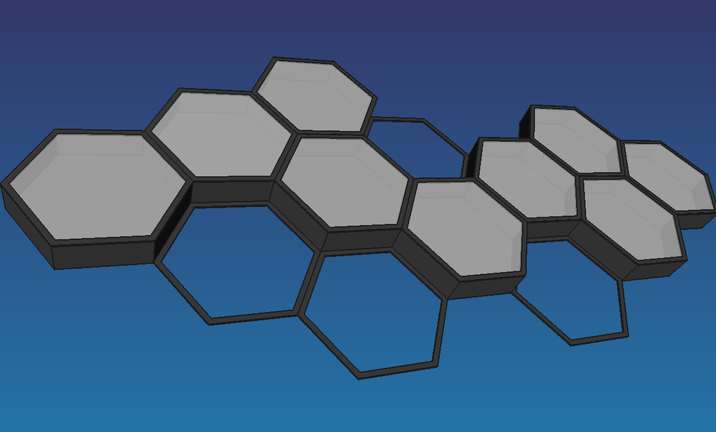 Free STL file Hexagonal Cell Led Lamp 🔦・3D printable object to download ...