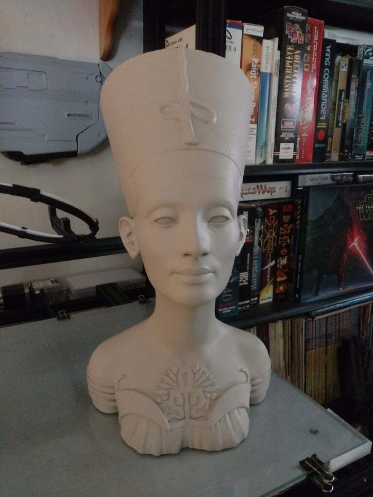 3D printing Queen of Egypt Bust Flower Pot・Cults