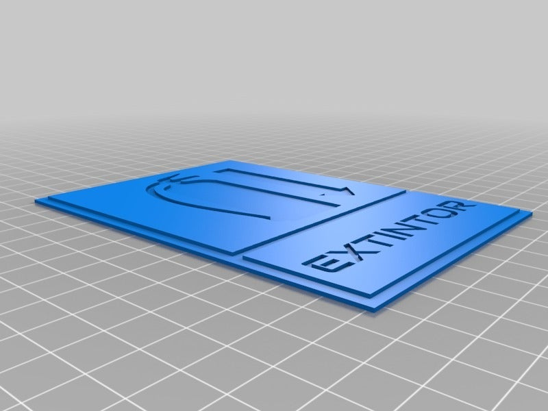 🔥 Fire extinguisher signage・Free STL File for ・Cults