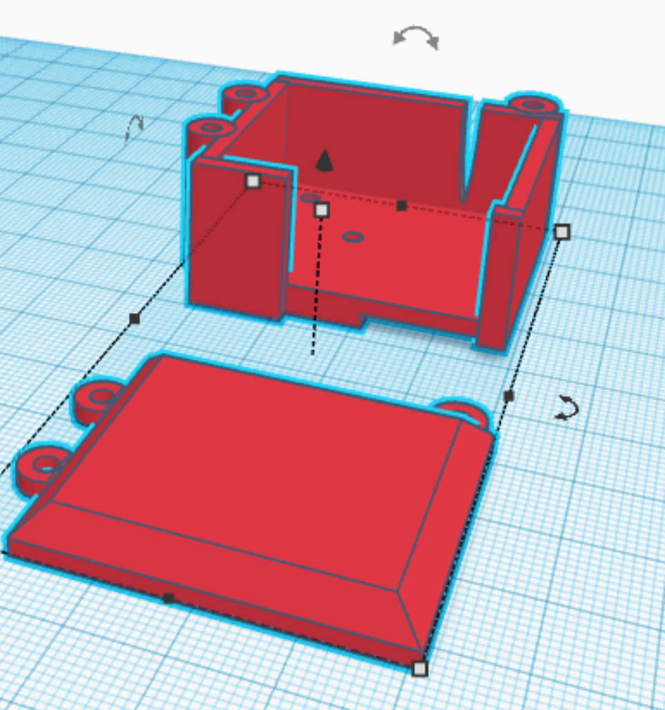 Fichier STL gratuit Boitier servo de direction Rc 1/18 pour mini kyosho ...