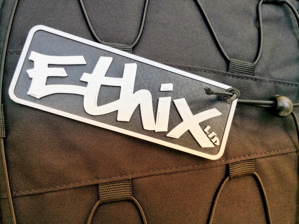 Free 3D file Ethix Keychain 🗝️ ・3D printing design to download・Cults