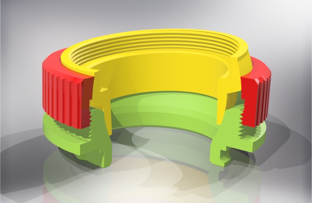 Free 3D file Samsung NX to M42 tilt-adapter 📷・Design to download and 3D ...