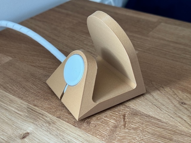 🍎 Apple alarm clock iPhone and watch charger・Free 3D File for ・Cults