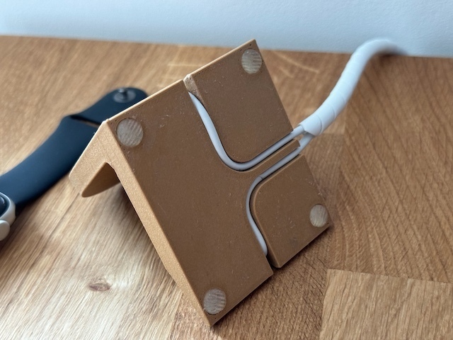 🍎 Apple alarm clock iPhone and watch charger・Free 3D File for ・Cults