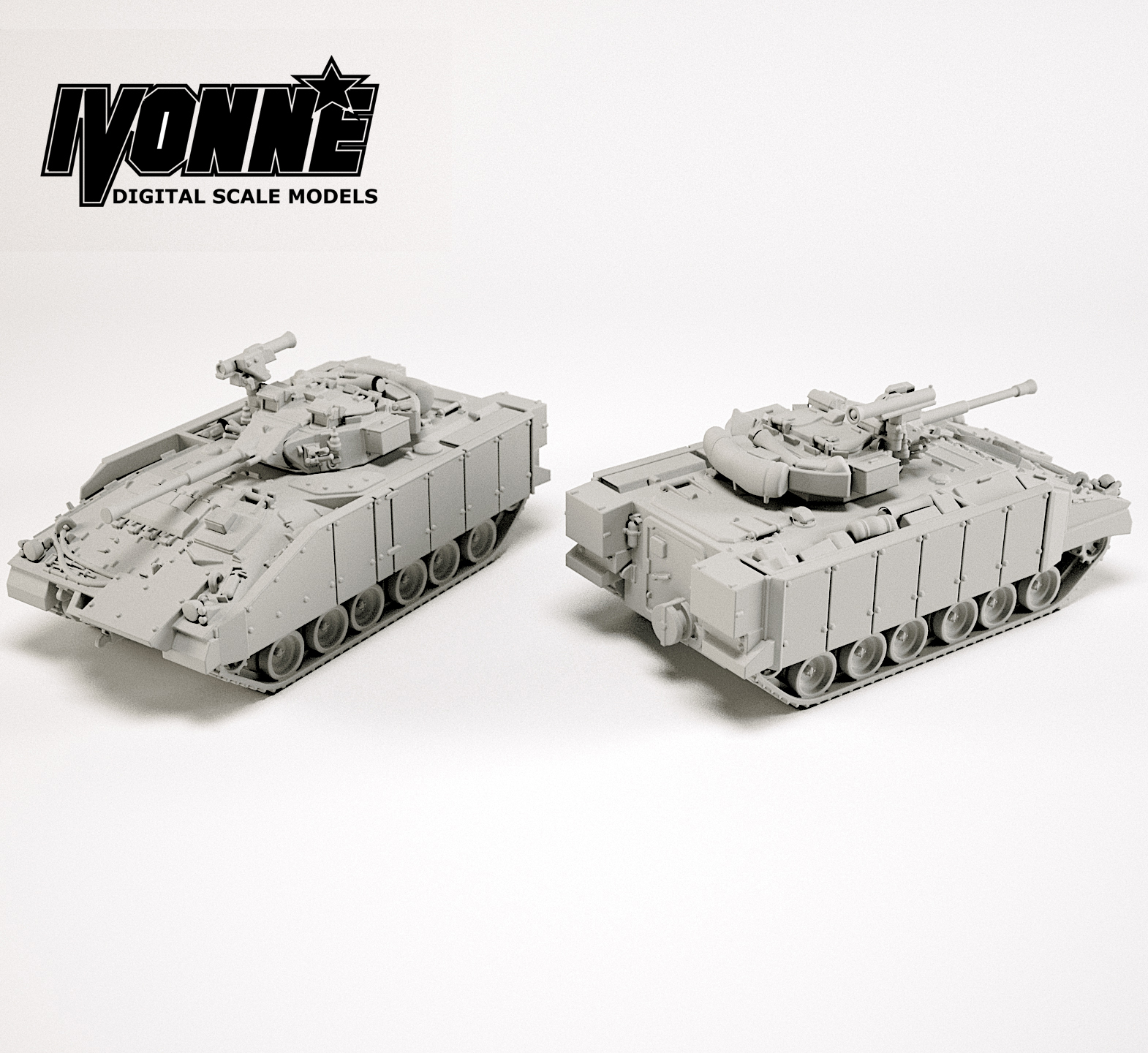 🪖 FV510 Warrior IFV Military Tank・ STL File for ・Cults