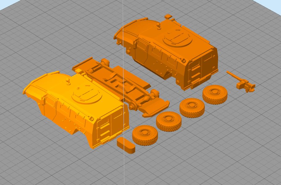 🪖 GAZ Tigr IMV・ 3D File for ・Cults