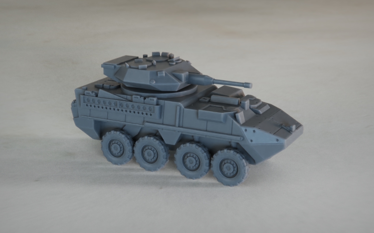 3D file Stryker Dragoon 30mm RWS 1:64 Scale Model 🛩️ ・3D printing idea ...