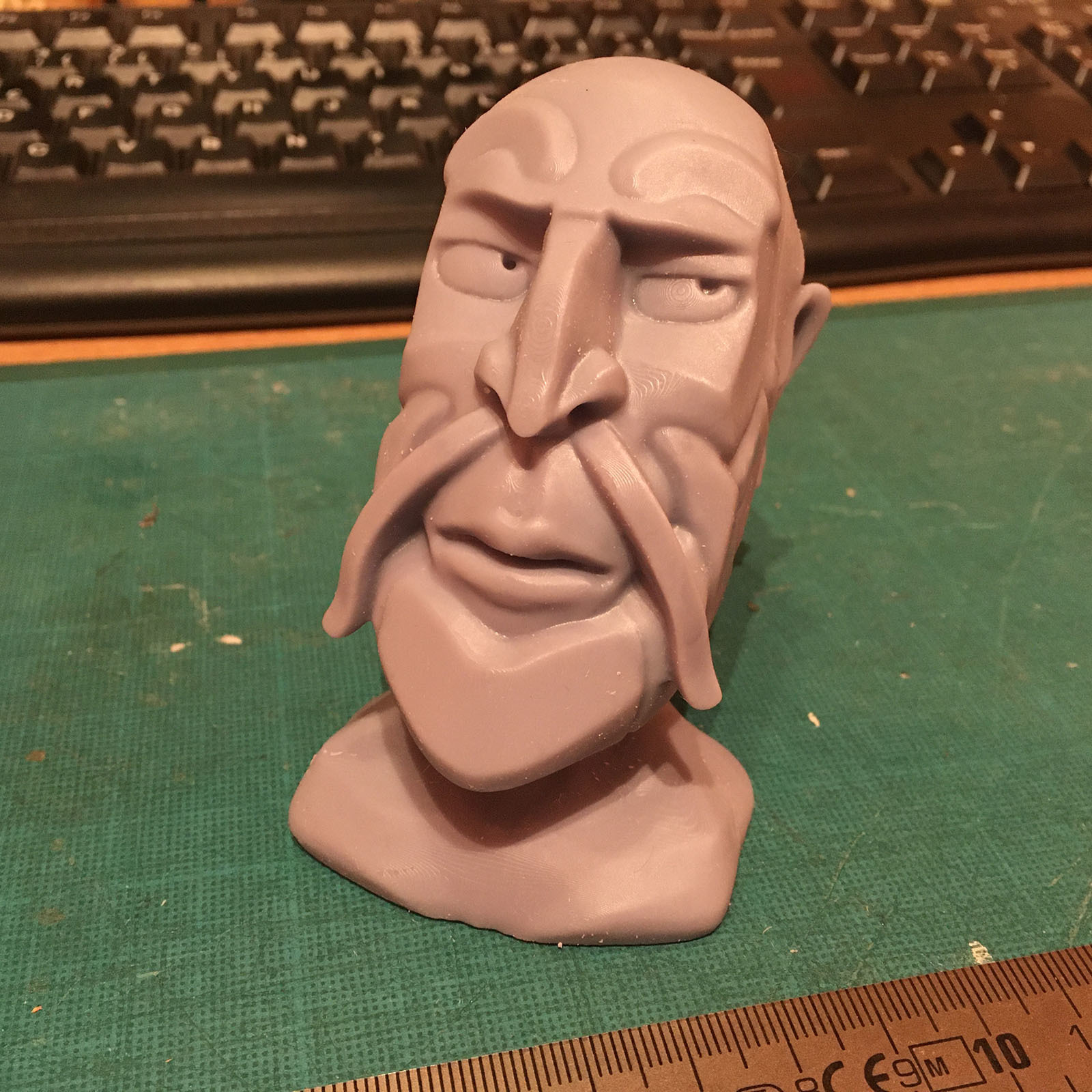 Free STL file Male bust with goatee ♂️ ・3D printing design to download ...