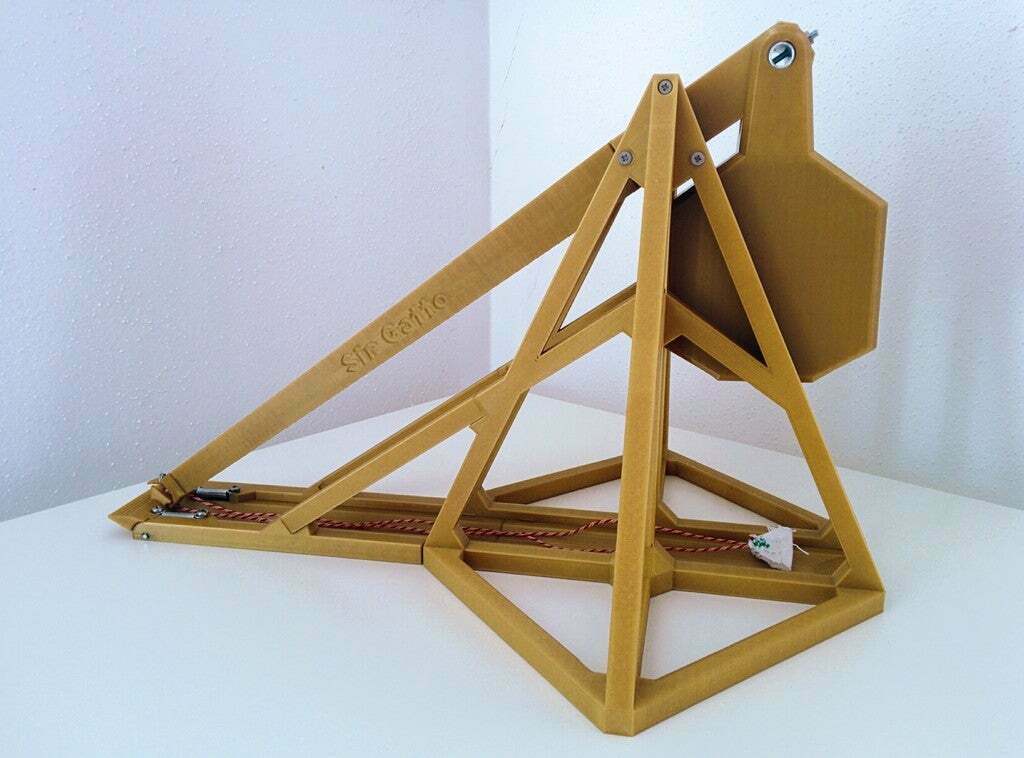 Free STL file Trebuchet 🎠 ・3D printable model to download・Cults