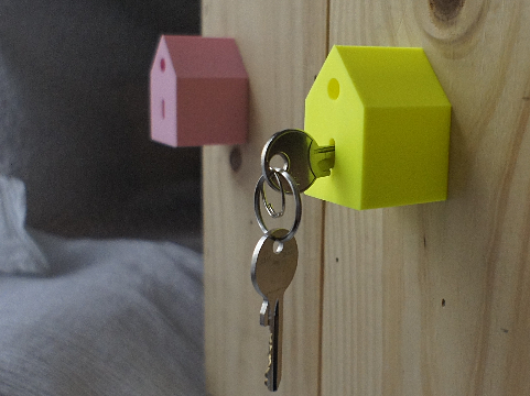 🔑 Key house・Free STL File for ・Cults